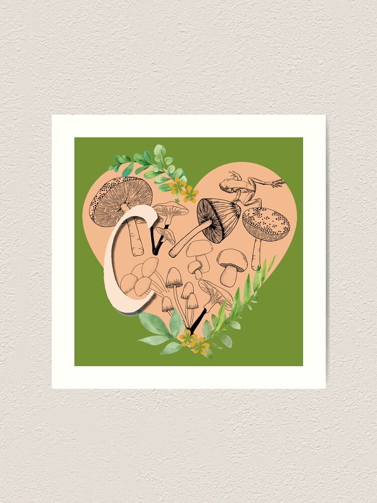 "Cottagecore Aesthetic Letter C Monogram " Art Print by kestrada2906 ...