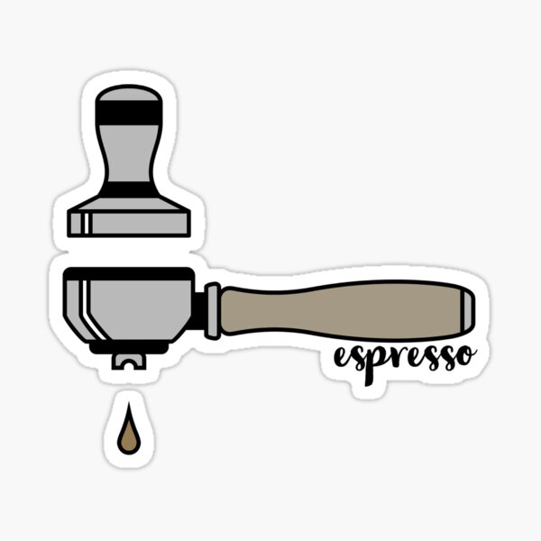 "Portafilter" Sticker for Sale by tristahx | Redbubble