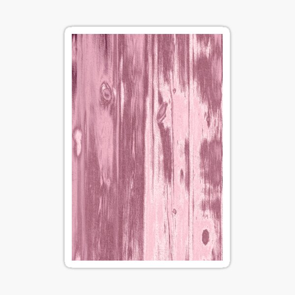 "Pink log wall" Sticker for Sale by SulkaCreative | Redbubble