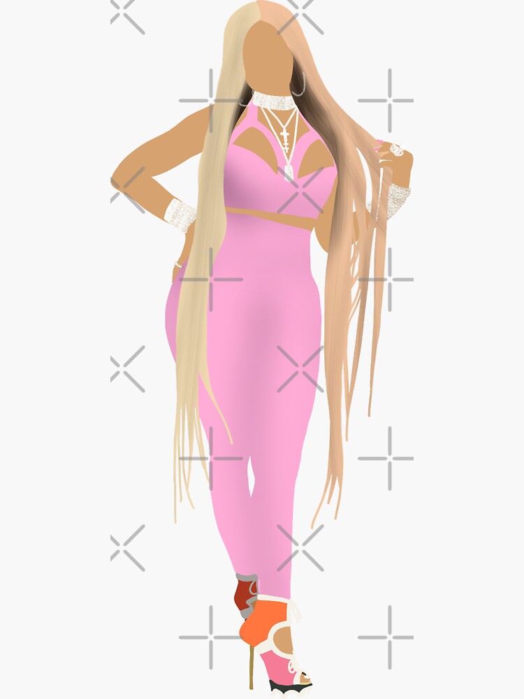 "Nicki Minaj" Sticker for Sale by Victoriacai | Redbubble