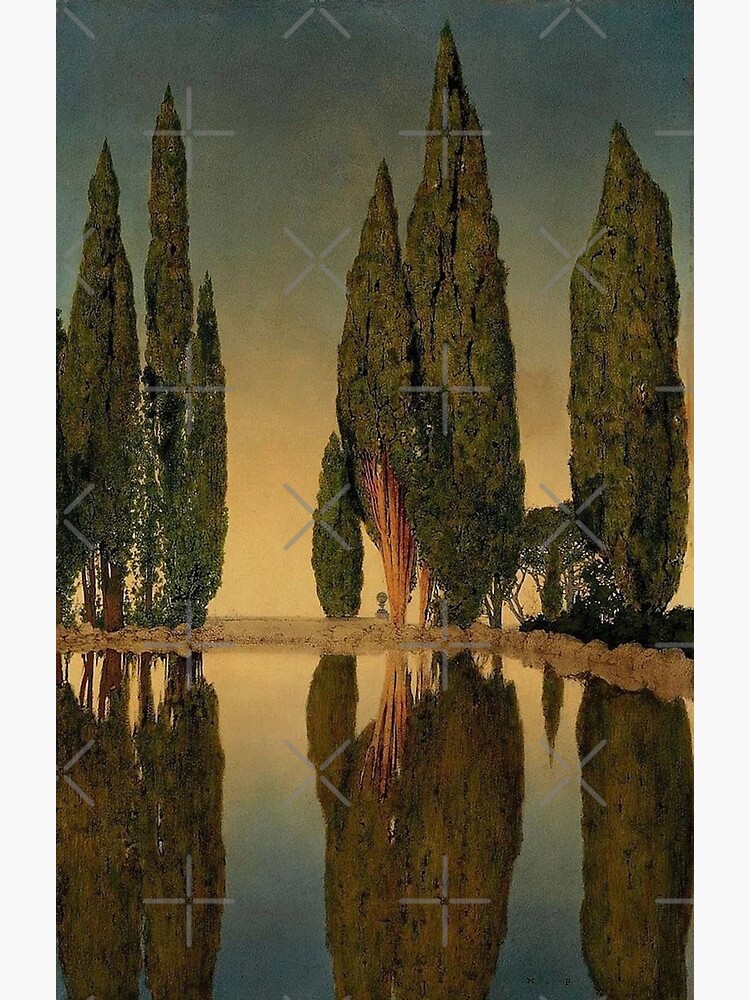 Maxfield Parrish. The Reservoir. Villa Falconieri Premium Matte ...