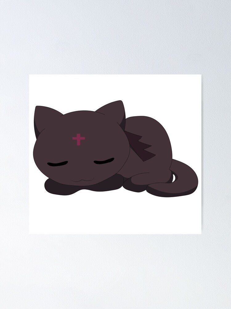 "Chomusuke (Megumin Cat)" Poster by Kura97 | Redbubble