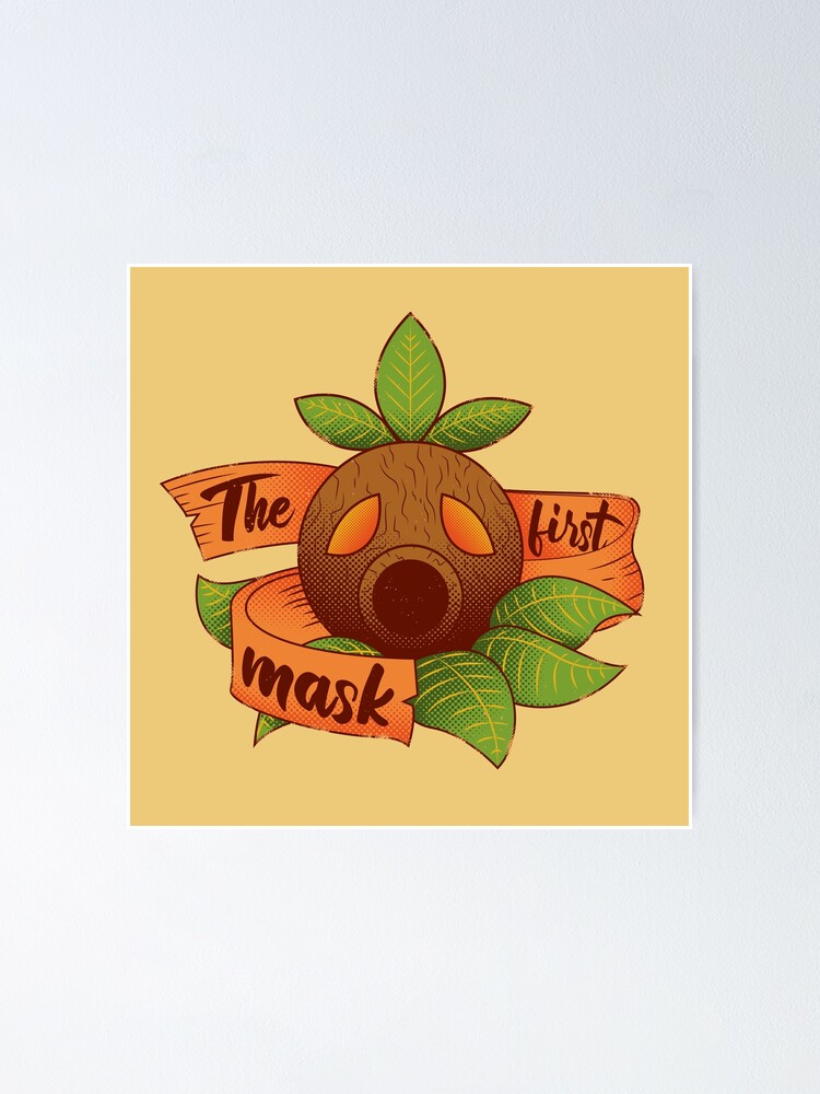 "The first mask" Poster for Sale by jaquemdesign | Redbubble
