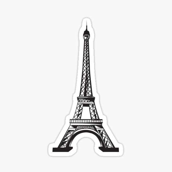 "Eiffel tower (Eternal Collection)" Sticker by Kiwix | Redbubble