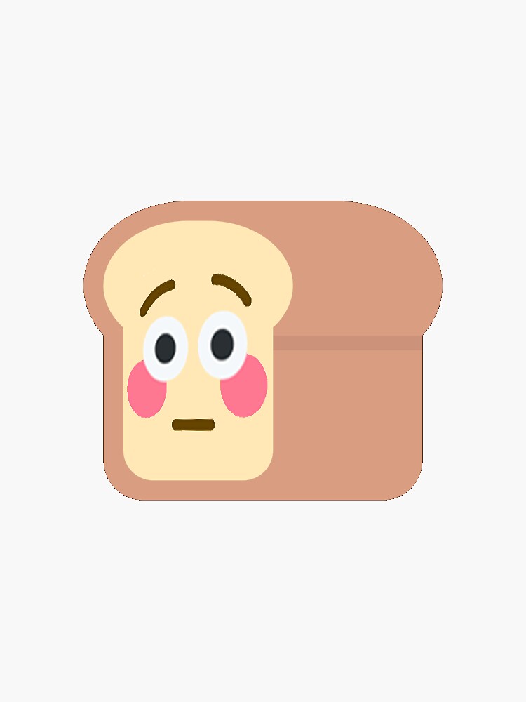 "Flushed Bread" Sticker for Sale by Matt-Marx | Redbubble
