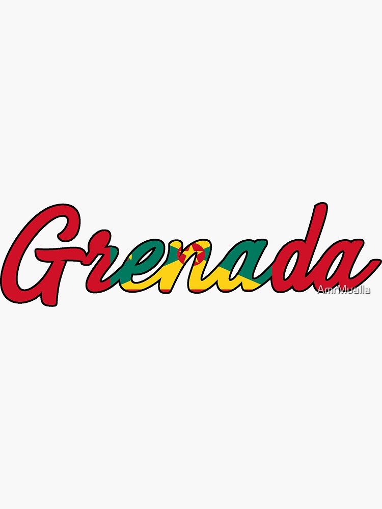 "Grenada" Sticker for Sale by AmrMualla | Redbubble