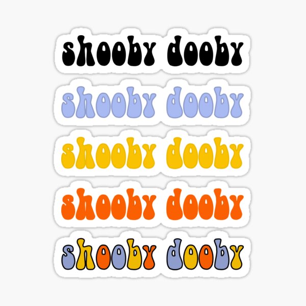 "shooby dooby" Sticker for Sale by revelart | Redbubble
