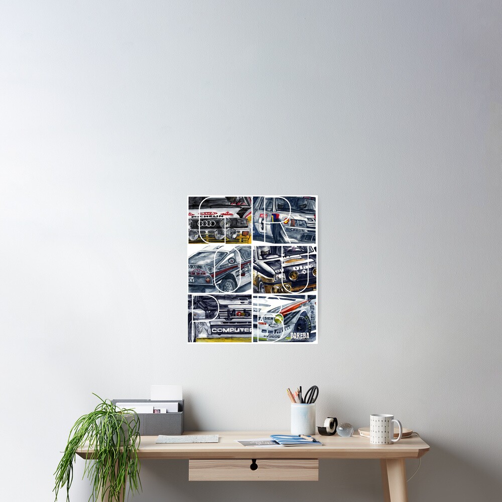 "Rally group B" Poster by dareba | Redbubble