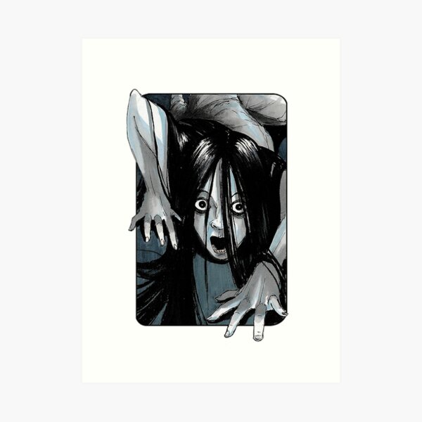 "Villain Clans - Kayako Saeki" Art Print for Sale by emilytabet | Redbubble