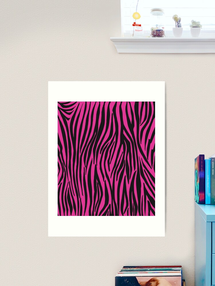 Hot Pink And Black Zebra Backgrounds 806 Pink Zebra Print Stock