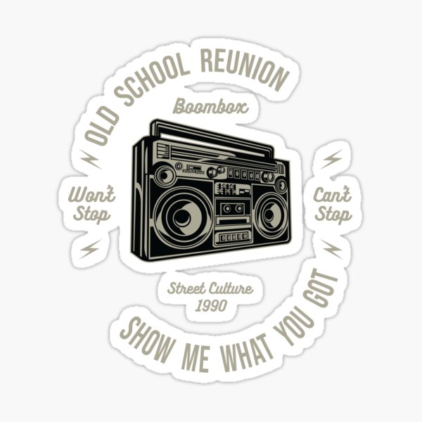 "Old School Reunion" Sticker for Sale by MAQ2102000 | Redbubble