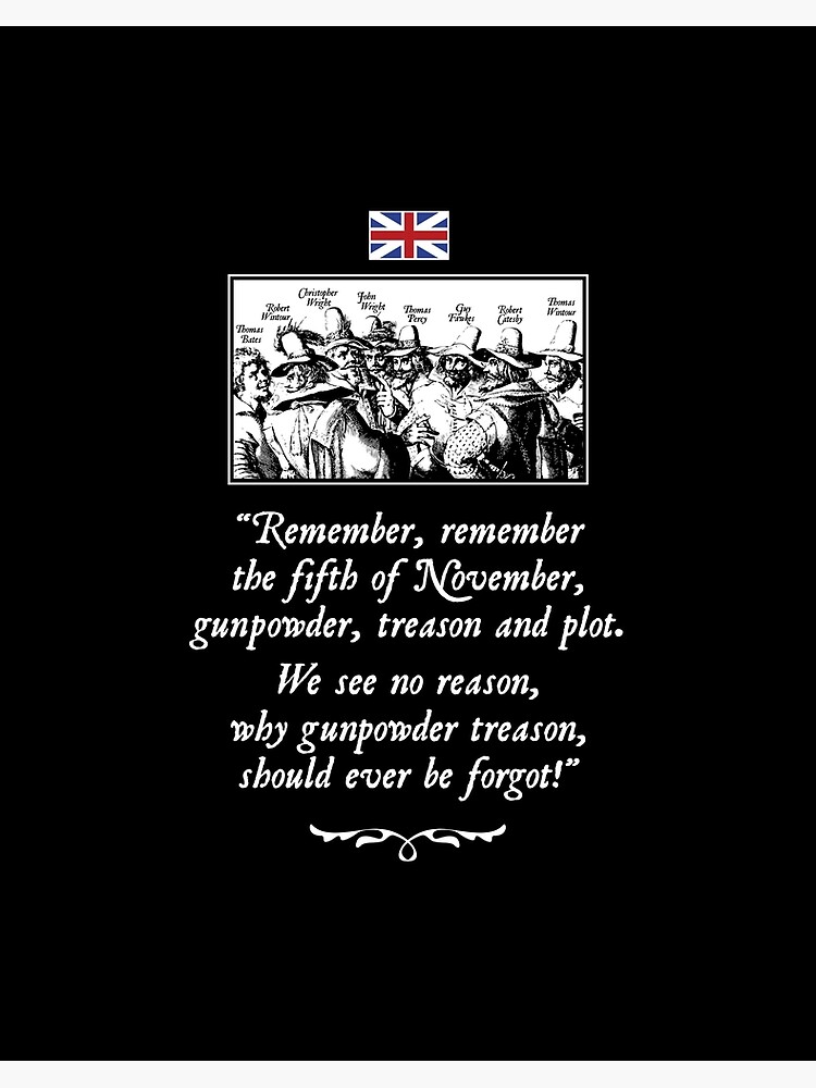 "Guy Fawkes Day Remember the 5th of November" Art Board Print for Sale ...