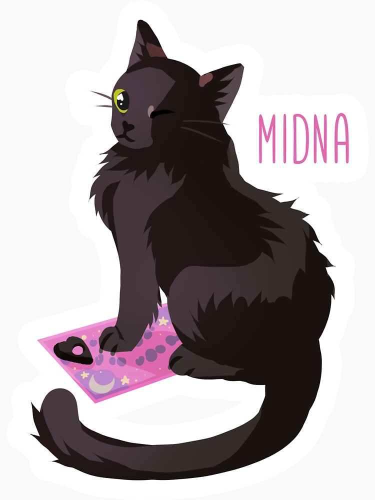 "Doodle Cat - Midna" Sticker for Sale by viridiansiren | Redbubble
