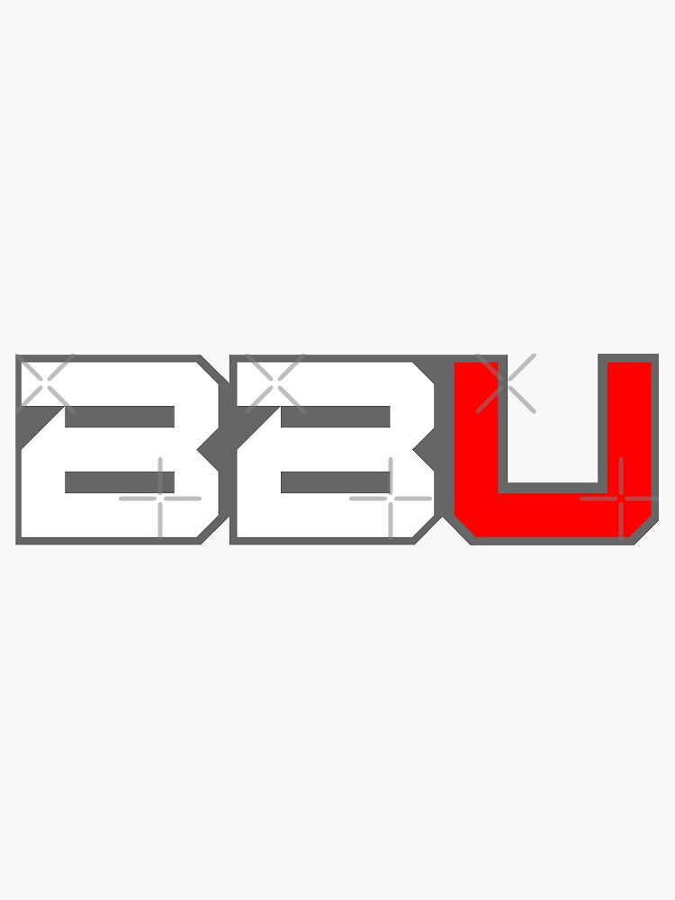 "BBU Logo" Sticker for Sale by TwilightFoundry | Redbubble