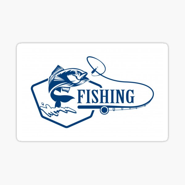 "fishing" Sticker for Sale by metrokort | Redbubble