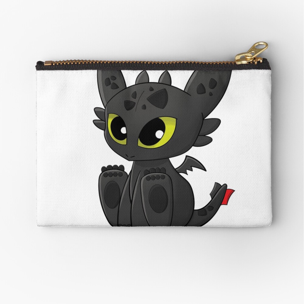 "How To Train Your Dragon, Toothless" Zipper Pouch by spilu | Redbubble