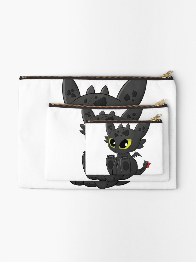 "How To Train Your Dragon, Toothless" Zipper Pouch by spilu | Redbubble
