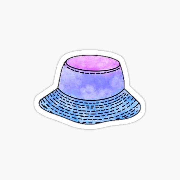 "Multi Colour Bucket Hat " Sticker for Sale by JDP-Designs | Redbubble