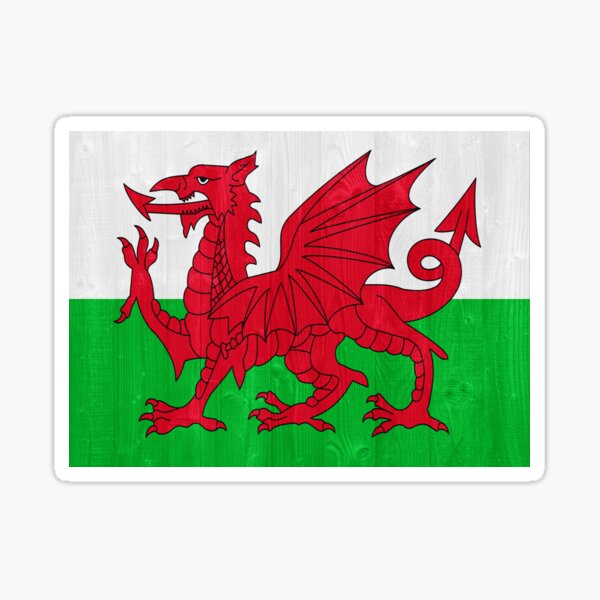 "Wales Flag" Sticker by Kiwix | Redbubble
