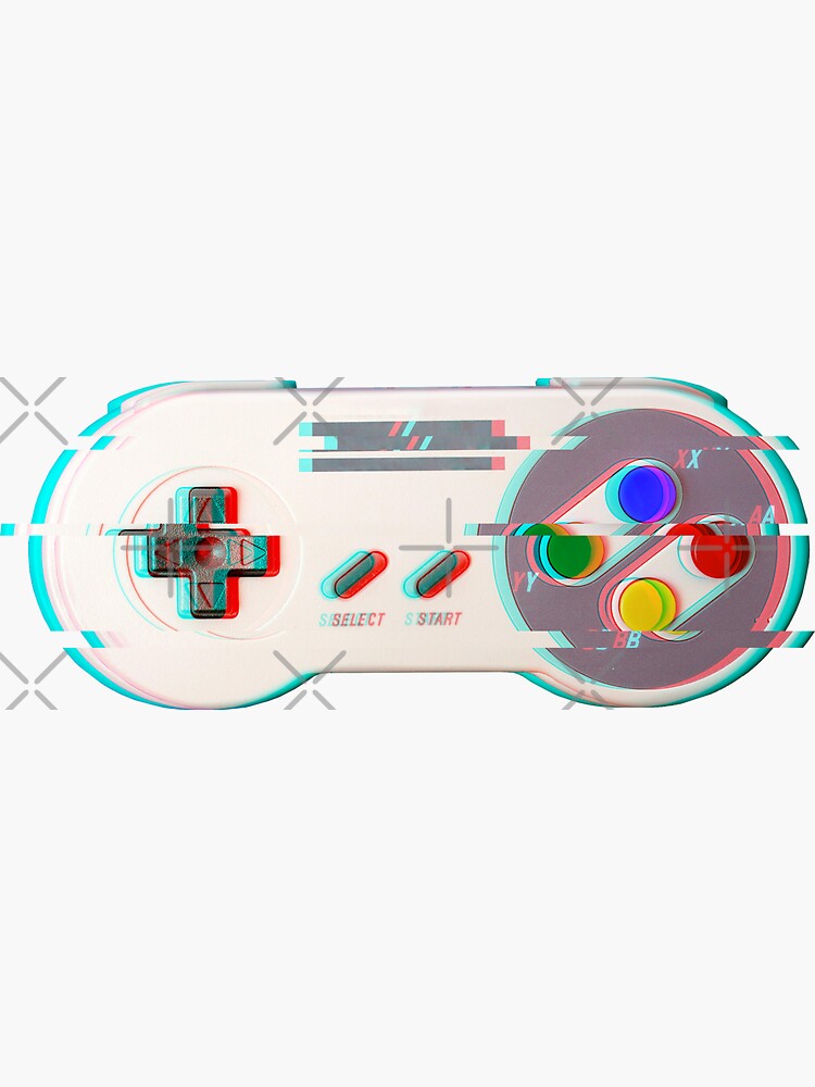 "vintage controller" Sticker for Sale by dominic0925 | Redbubble