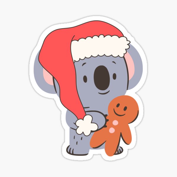 "KOALITY CHRISTMAS" Sticker by lucky-cloud | Redbubble