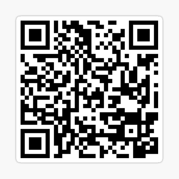 "Jebaited Song QR Code Small" Sticker for Sale by designsbykevin ...