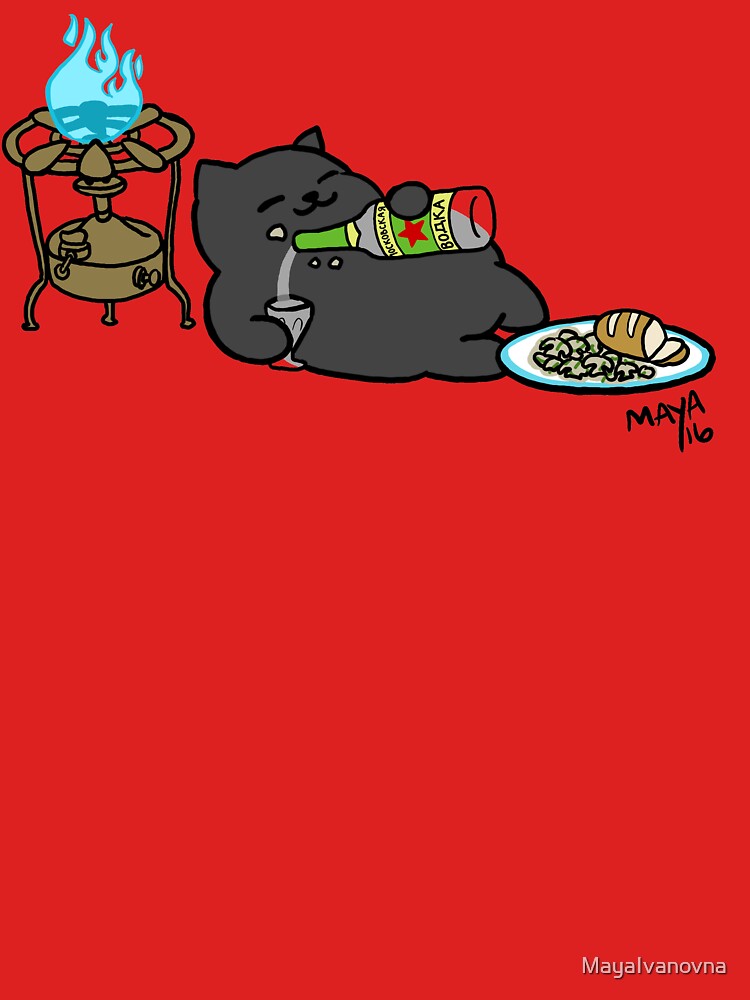 "Behemoth the Cat" Essential T-Shirt for Sale by MayaIvanovna | Redbubble