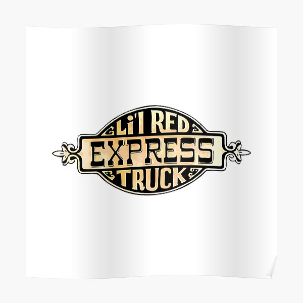 Lil Red Express Trucks Posters | Redbubble