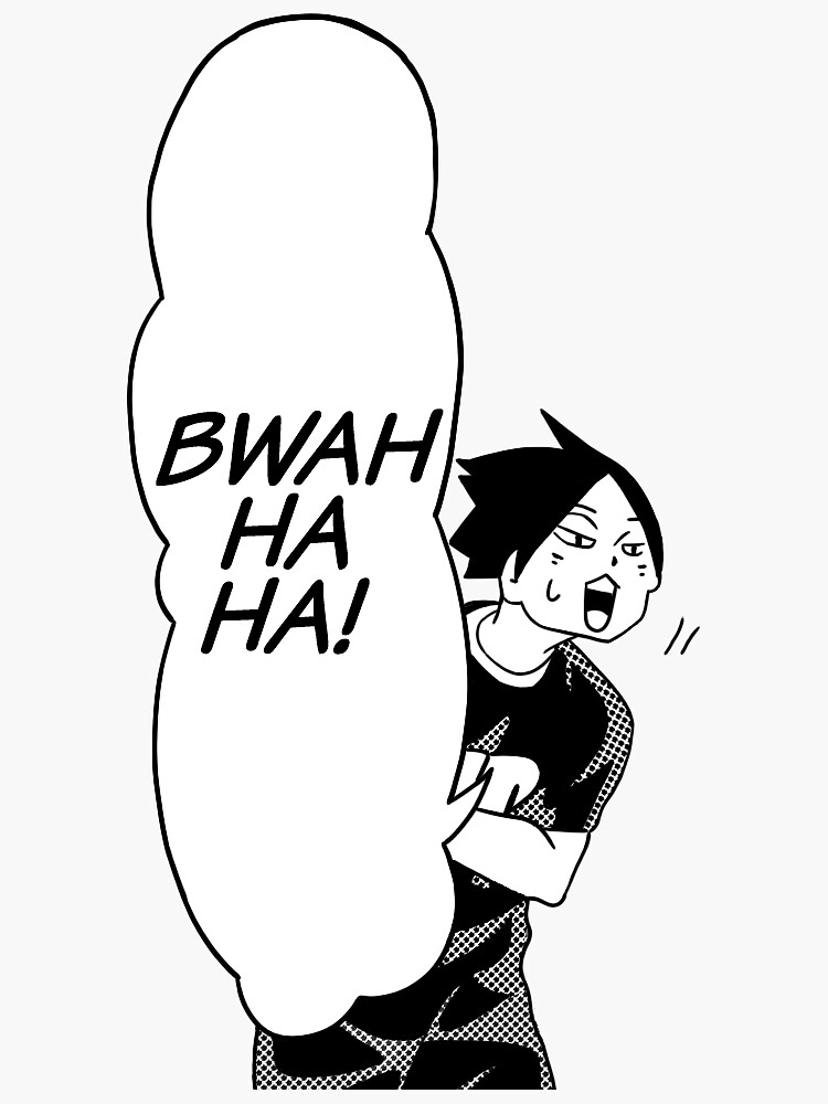 Pegatina «Suna Rintarou Laughing Manga Panel Redibujar» de MAI-G ...