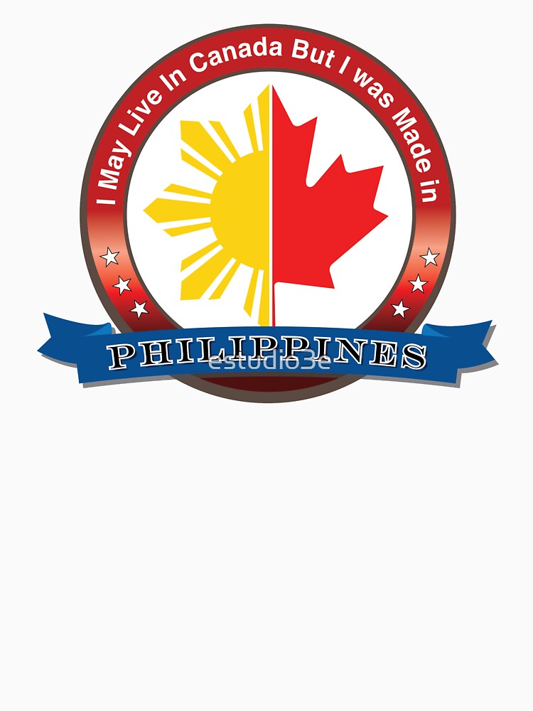 "Canada Philippines Filipino-canadian" T-shirt by estudio3e | Redbubble
