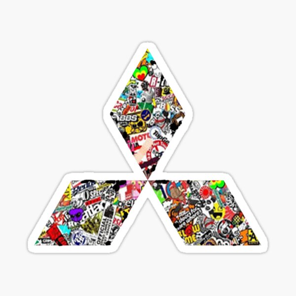 Mitsubishi Stickers | Redbubble