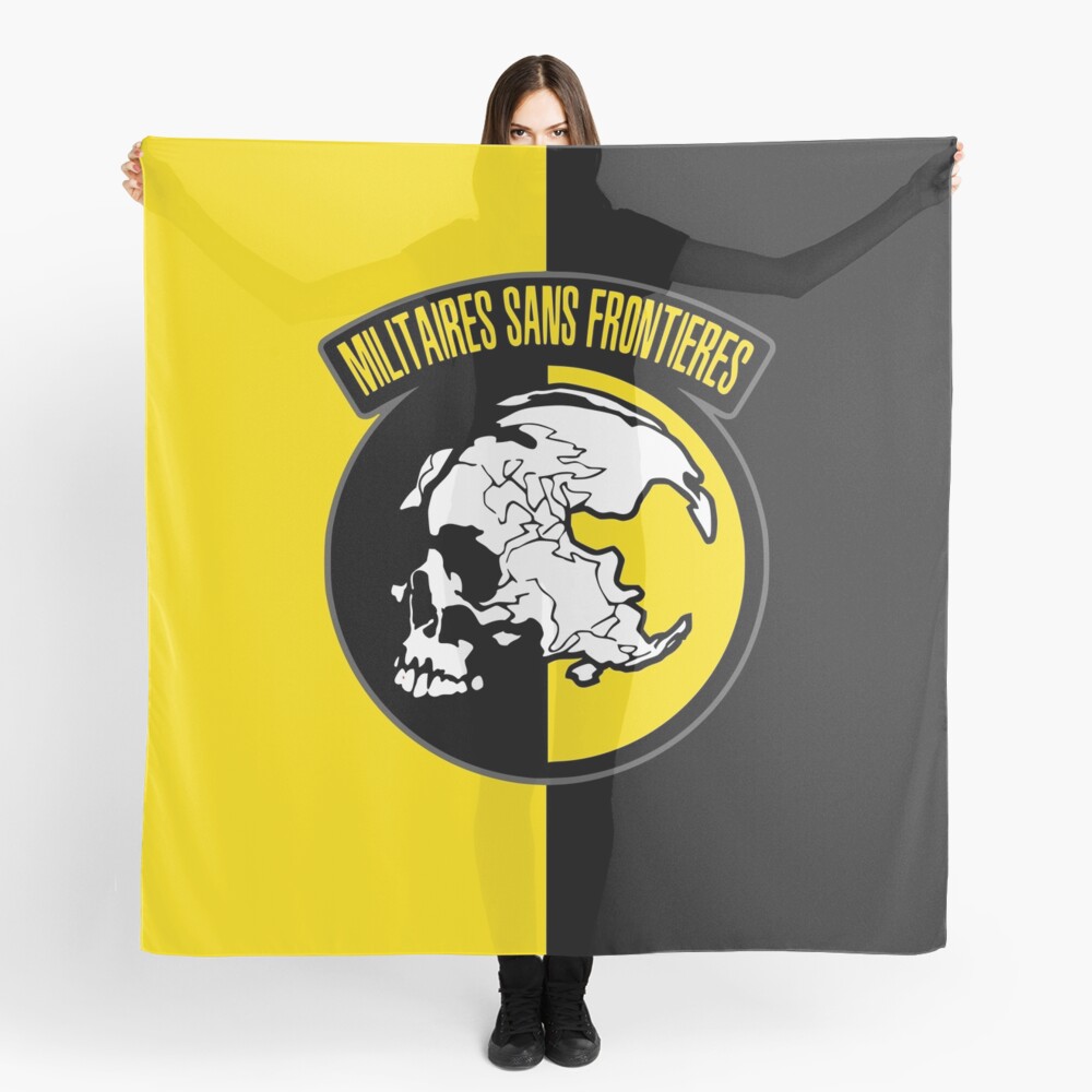 "MGS - Militaires Sans Frontieres Logo" Scarf by Mal4kai | Redbubble