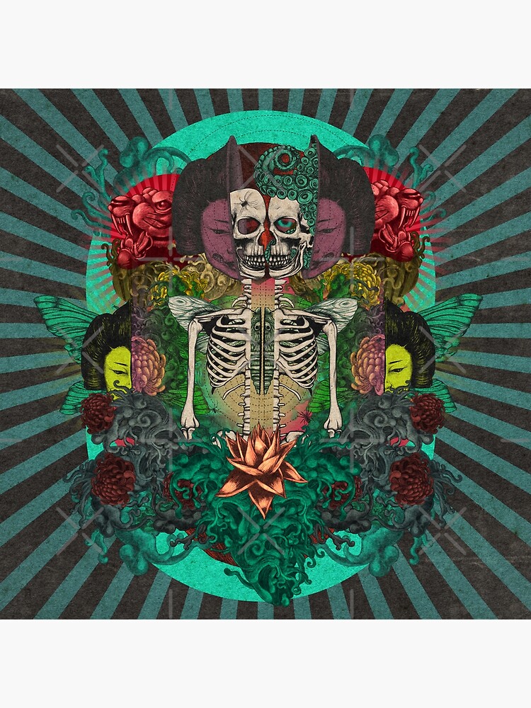 "Skeleton Shrine" Poster for Sale by fakeface | Redbubble