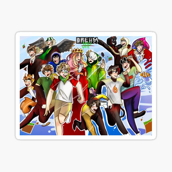 "Dream SMP team" Sticker by avarc | Redbubble