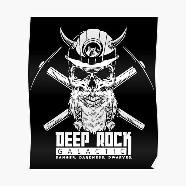 "Deep Rock Galactic" Poster by psykopdesign | Redbubble