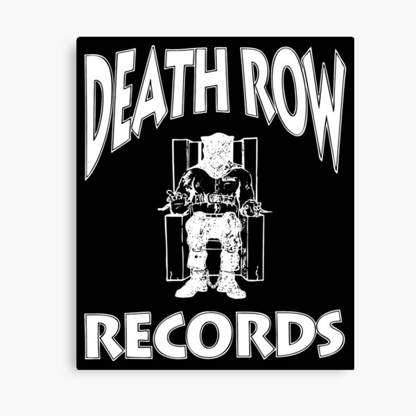 "Death Row Records Adult" Canvas Print by VroshhGlass | Redbubble