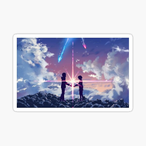 "Your Name" Sticker for Sale by rafimaroon | Redbubble