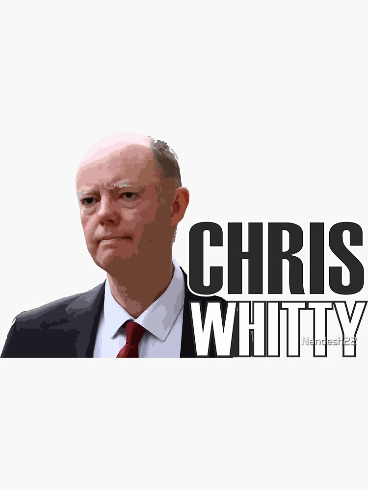 "Chris whitty" Sticker for Sale by Nandesh22 | Redbubble