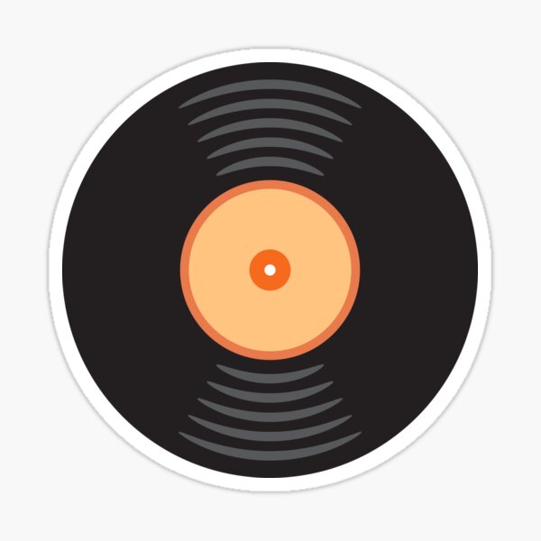 "LP vinyl record sticker" Sticker by Mhea | Redbubble