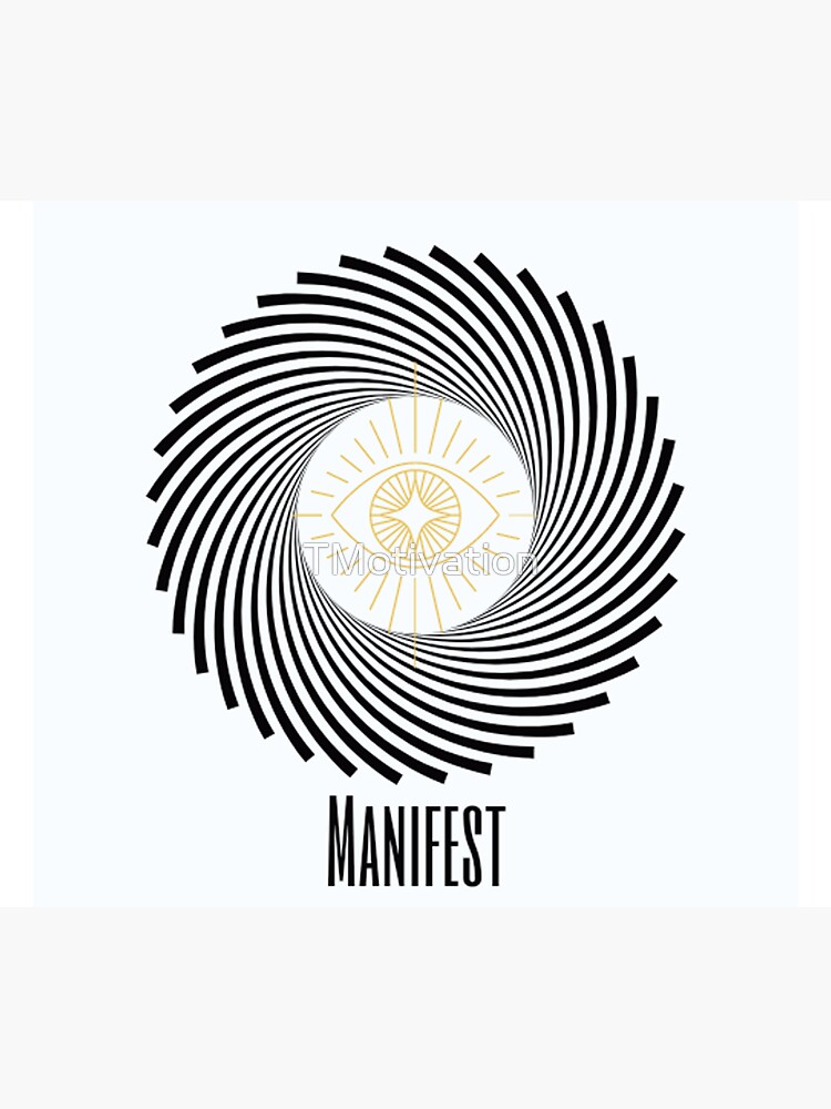 "Manifest" Sticker for Sale by TMotivation | Redbubble