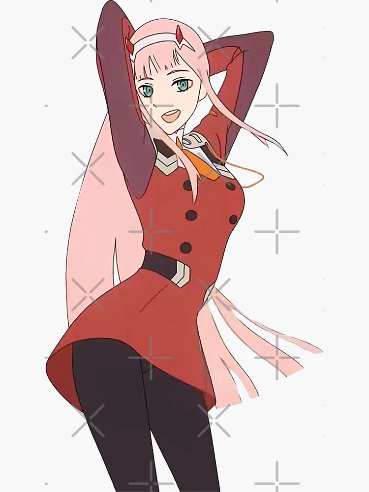 "zero two dance" Sticker for Sale by ashburylee | Redbubble