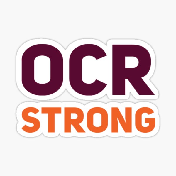 "OCR Strong" Sticker for Sale by Thelonggameplan | Redbubble