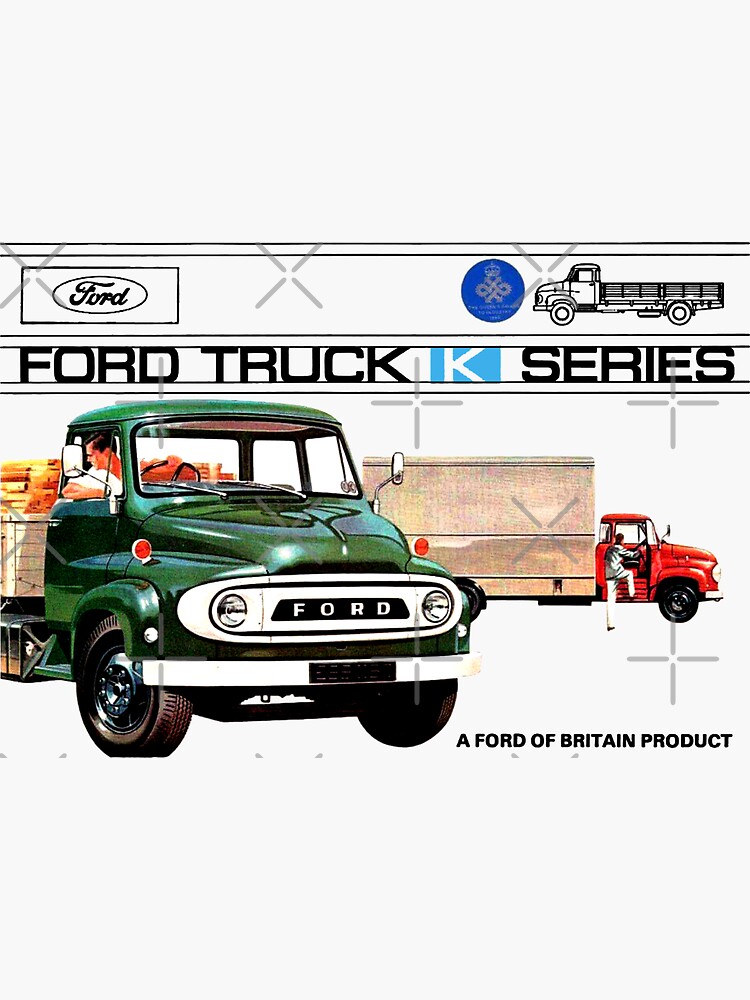 "FORD K-SERIES TRUCK" Sticker by ThrowbackMotors | Redbubble