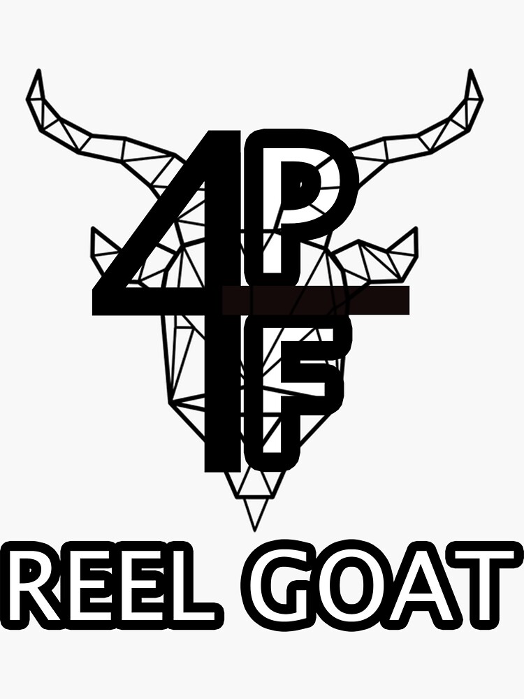"reel goats 4PF " Sticker for Sale by houssamsc | Redbubble