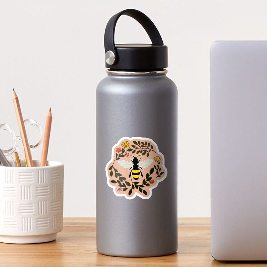 "Aesthetic Bee Sticker/Magnet" Sticker for Sale by jminehartp | Redbubble
