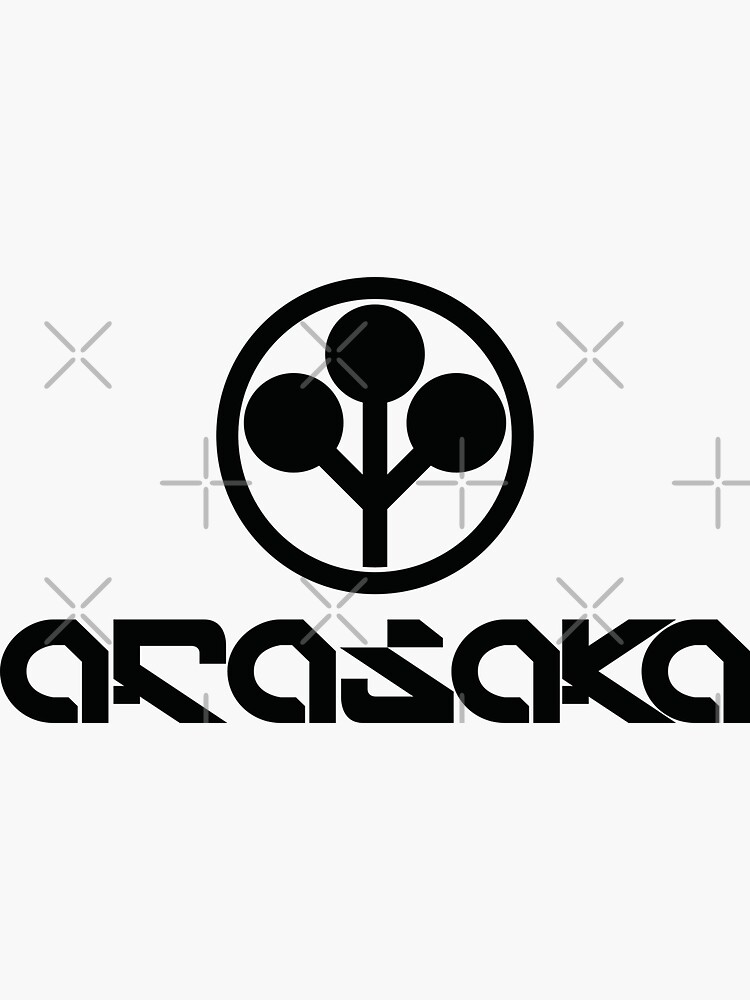 "arasaka corp" Sticker for Sale by maakamiri | Redbubble