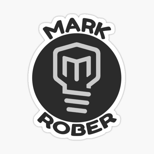 "Mark Rober" Sticker by art-master1 | Redbubble