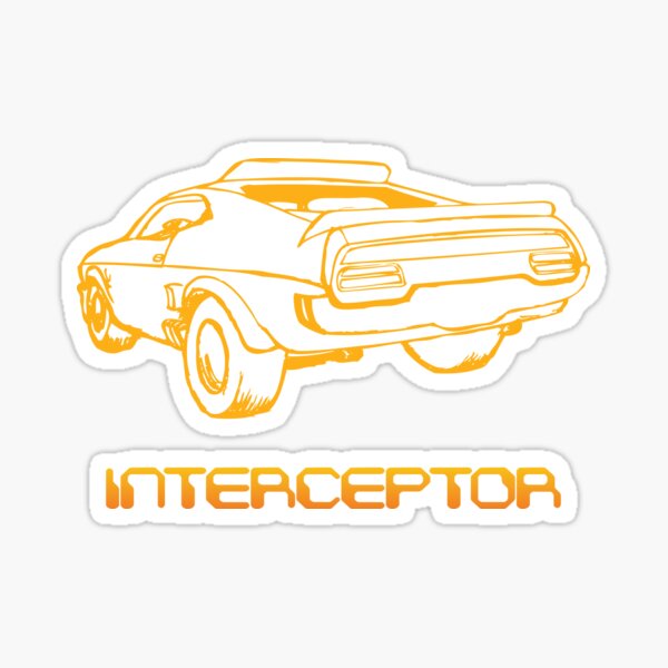 Mad Max Interceptor Stickers | Redbubble