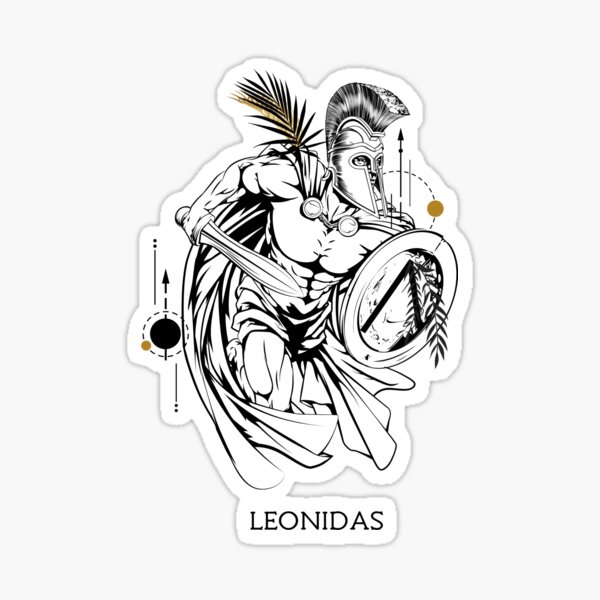 "Leonidas,Illustrated King Leonidas,Ancient Greece,Spartan King ...