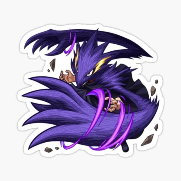 "Fumikage Tokoyami (My Hero Academia)" Sticker by GrisArt | Redbubble